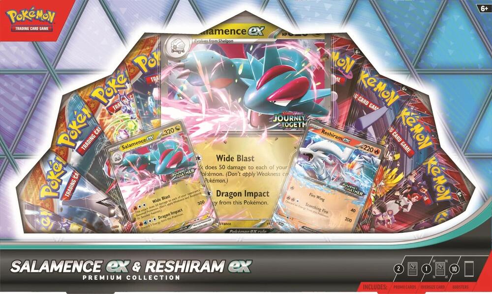 Pokemon - Salamence EX & Reshiram EX Premium Collection Box – jawbreakers