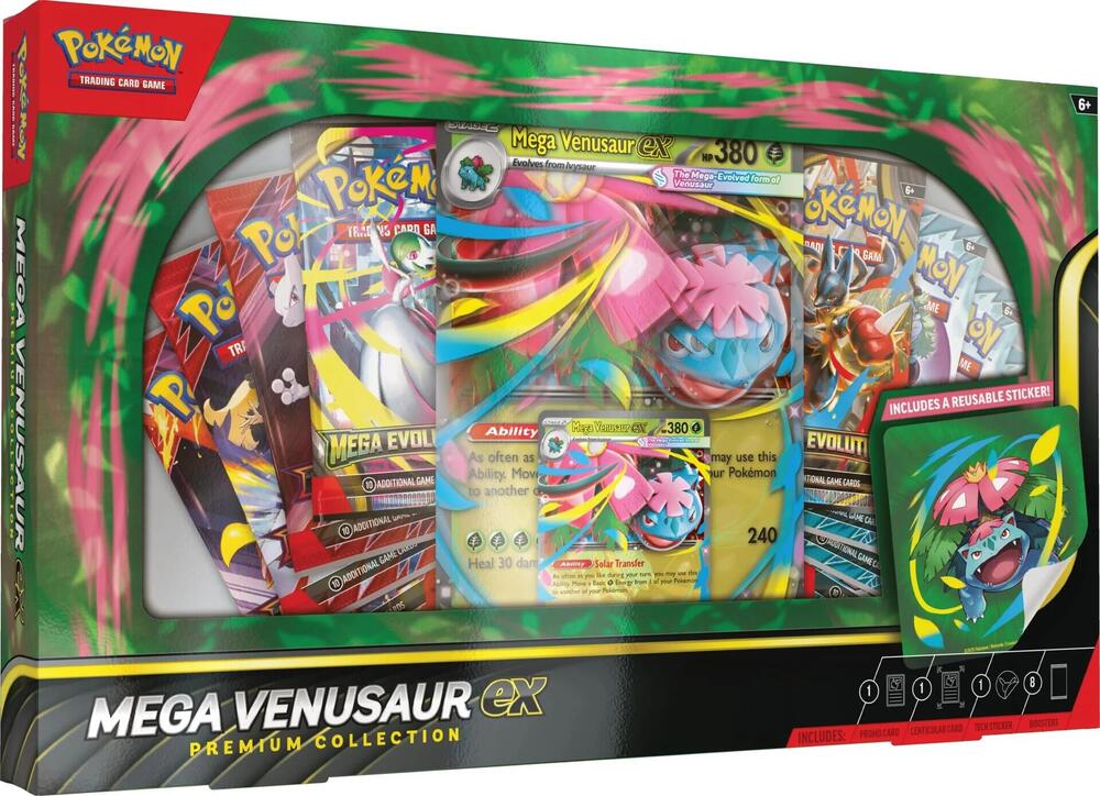 Pokemon - Mega Venusaur EX Premium Collection Box – jawbreakers